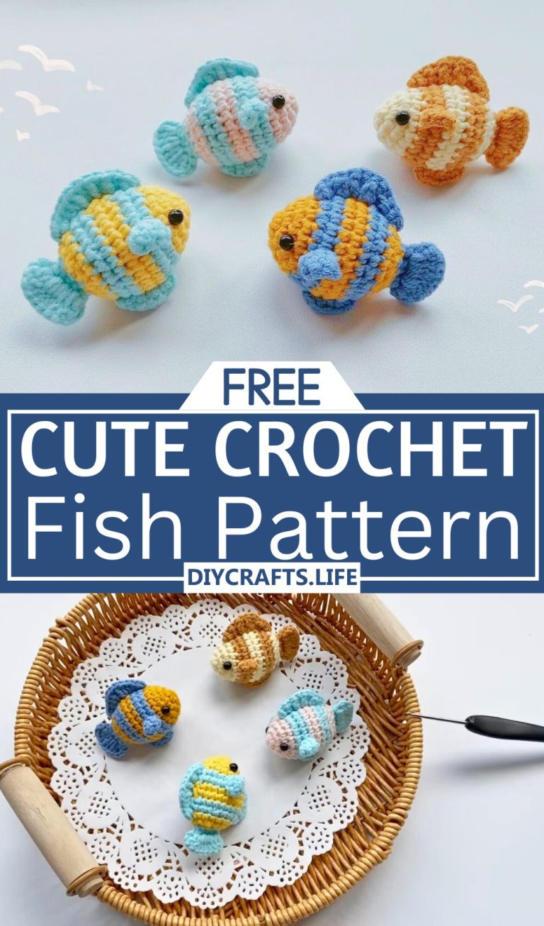 Crochet Fish Patterns For Aquatic Gifts & Decorations - DIY Crafts
