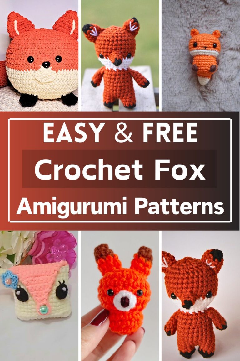 35 Free Crochet Fox Patterns - How To Crochet Fox - DIY Crafts