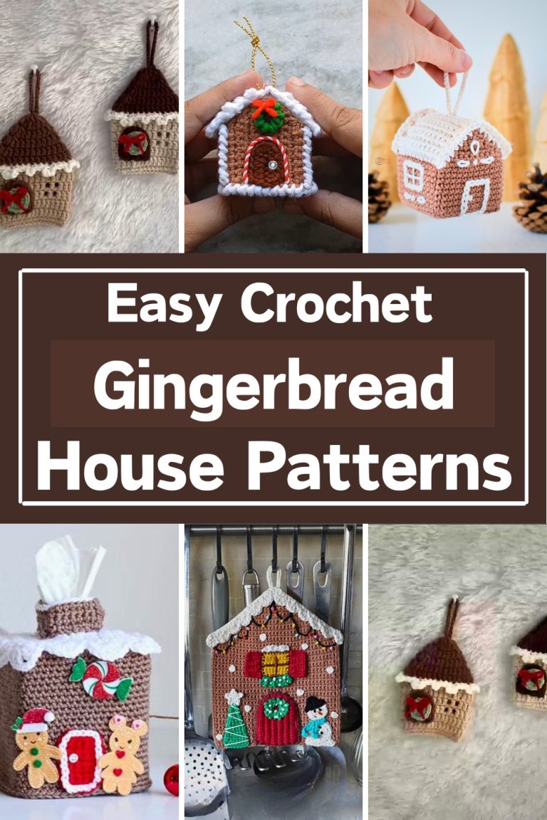Crochet Gingerbread House Patterns for Holiday Crafting - DIY Crafts