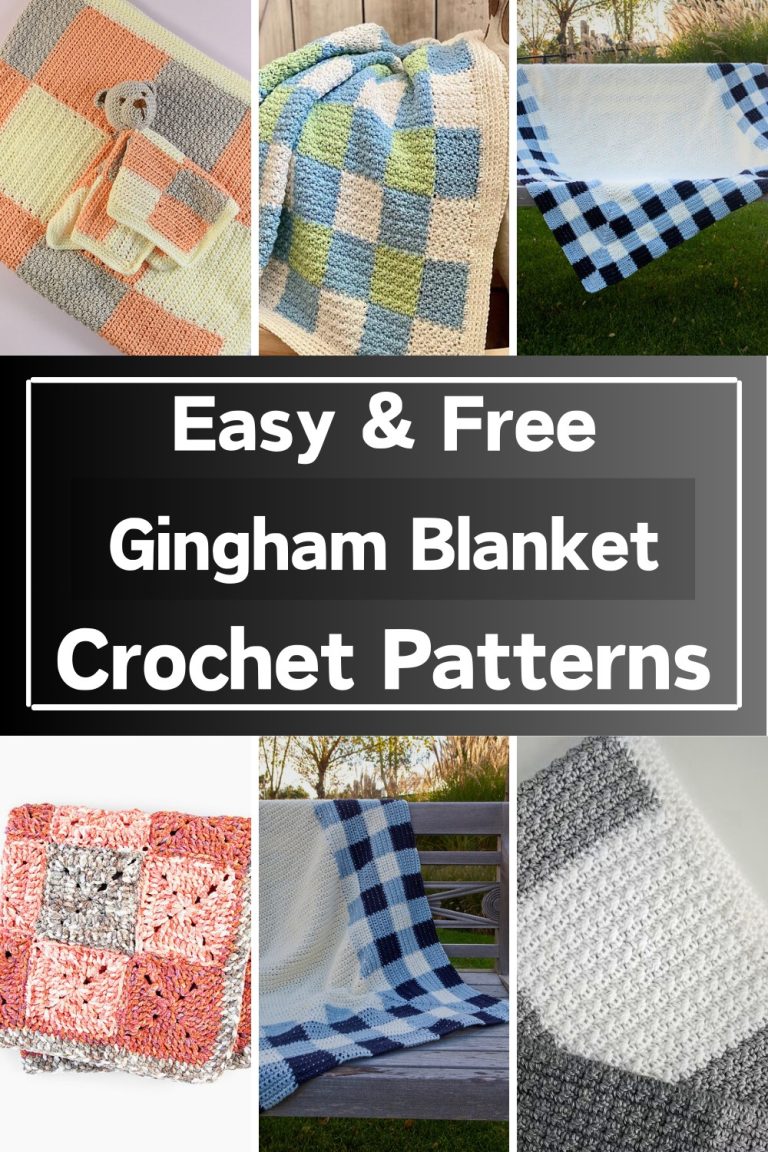 Crochet Gingham Blanket Patterns For Handmade Warmth - DIY Crafts
