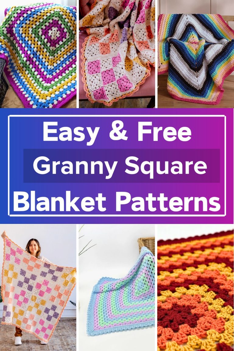 Crochet Granny Square Blanket Patterns - DIY Crafts