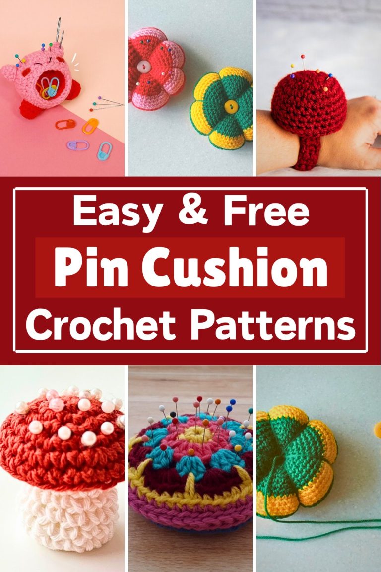 Fun & Creative Crochet Pin Cushion Patterns - DIY Crafts