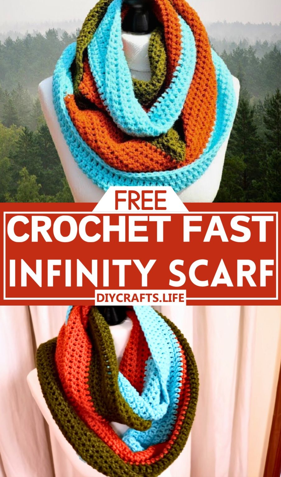 Crochet Infinity Scarf Patterns for Every Season - DIY Crafts