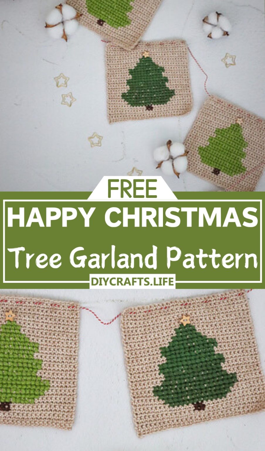20 Crochet Christmas Garland Patterns For This Season - DIY Crafts