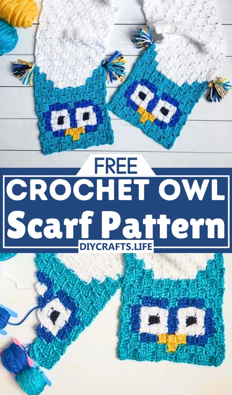 Adorable Crochet Owl Scarf Patterns - DIY Crafts