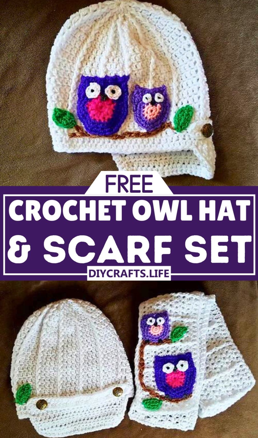 Adorable Crochet Owl Scarf Patterns - DIY Crafts