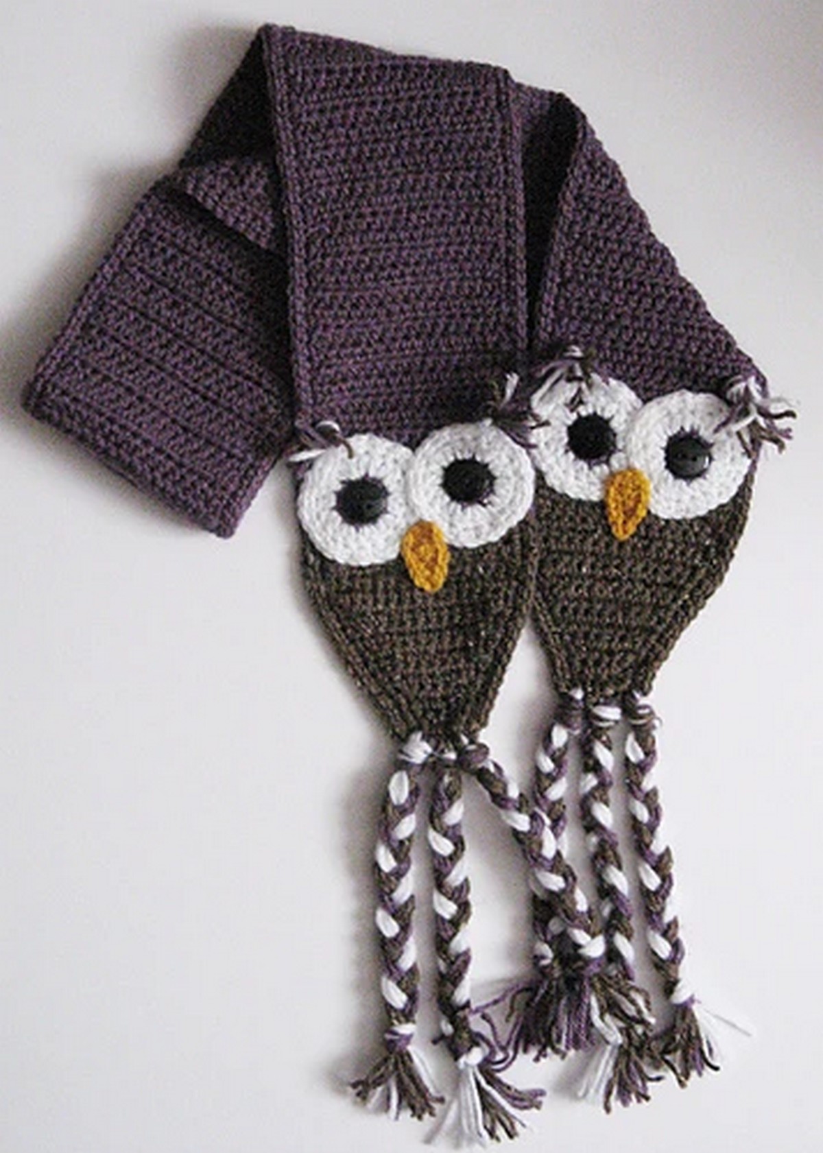Adorable Crochet Owl Scarf Patterns - DIY Crafts