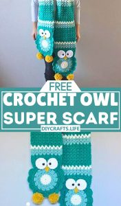 Adorable Crochet Owl Scarf Patterns - DIY Crafts