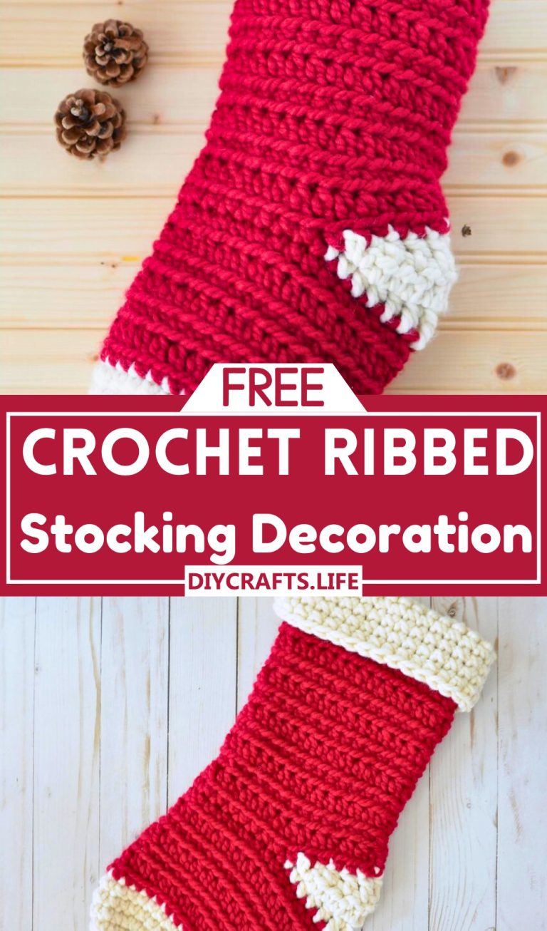 20 Best Crochet Christmas Stocking Patterns - DIY Crafts