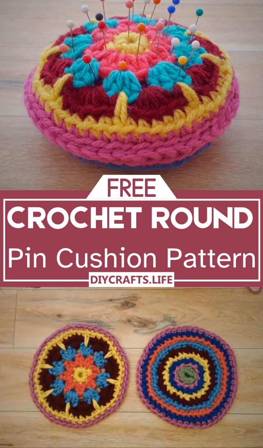 Fun & Creative Crochet Pin Cushion Patterns - DIY Crafts