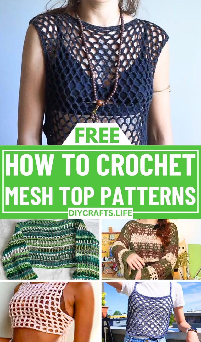 Crochet Mesh Top Patterns - Stylish & Breathable - DIY Crafts