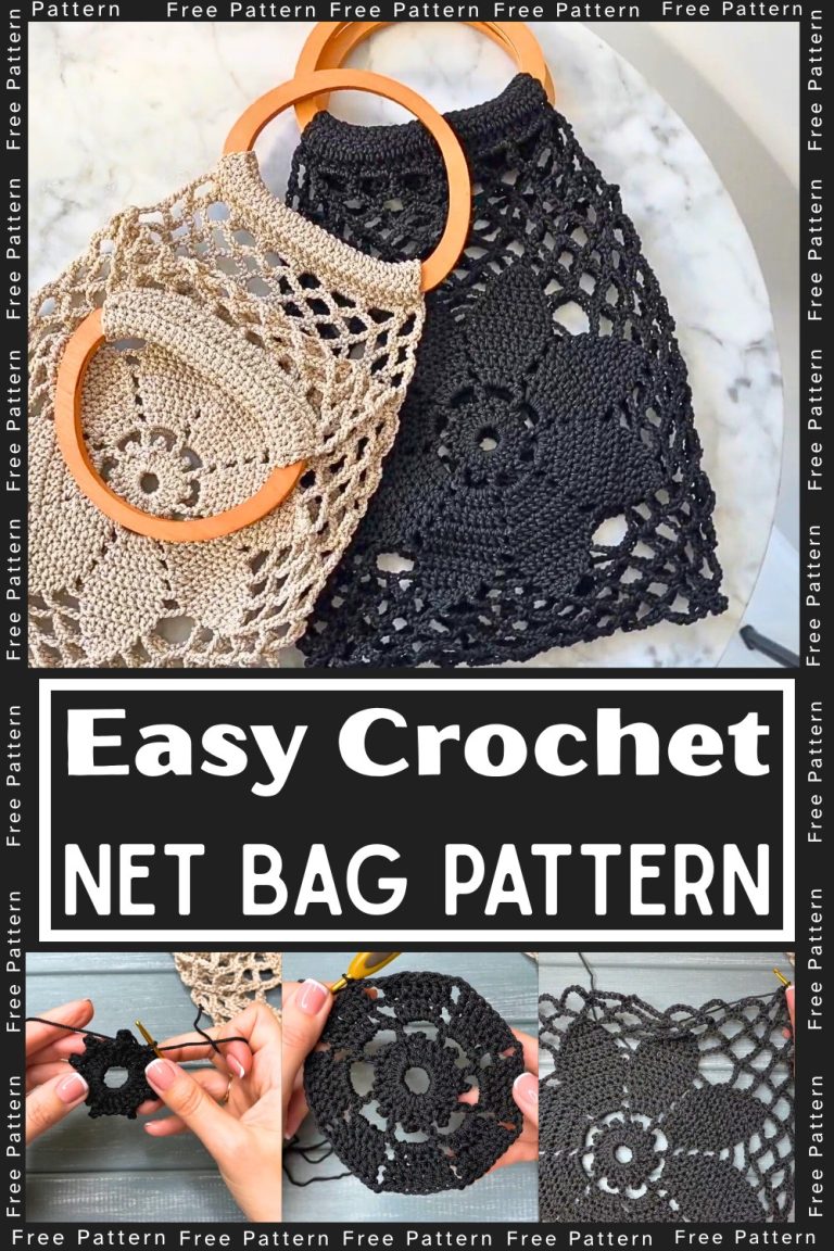 Stylish and Functional Crochet Net Bag Pattern - DIY Crafts