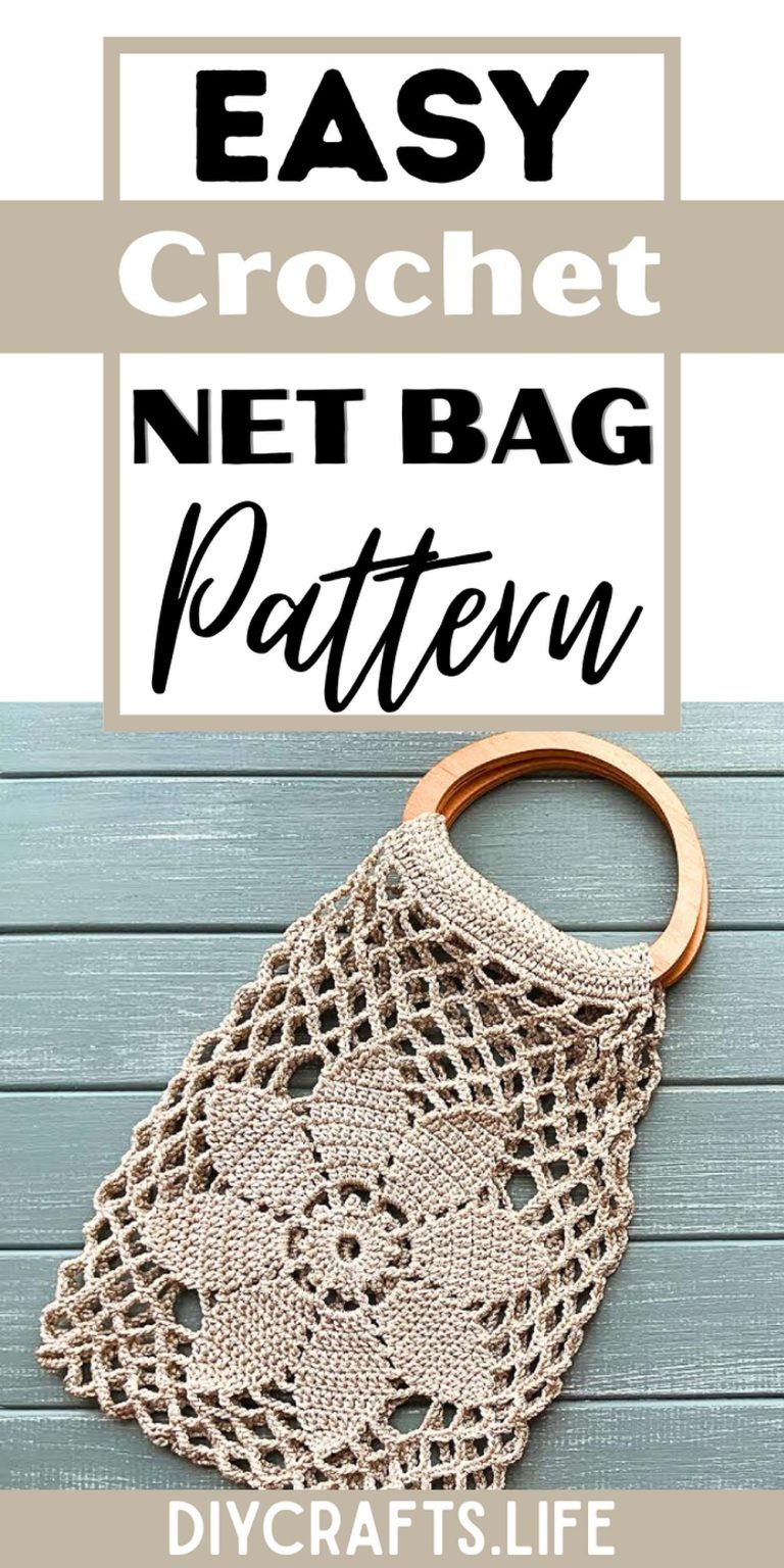 Stylish and Functional Crochet Net Bag Pattern - DIY Crafts