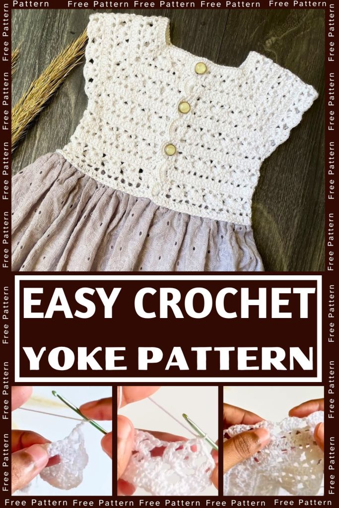 Crochet Yoke Pattern Tutorial – Elegant Baby Design - DIY Crafts