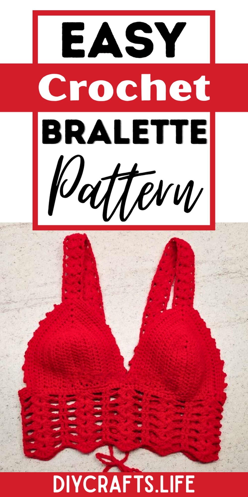 Elegant Crochet Bralette Pattern for Summer Wardrobe - DIY Crafts