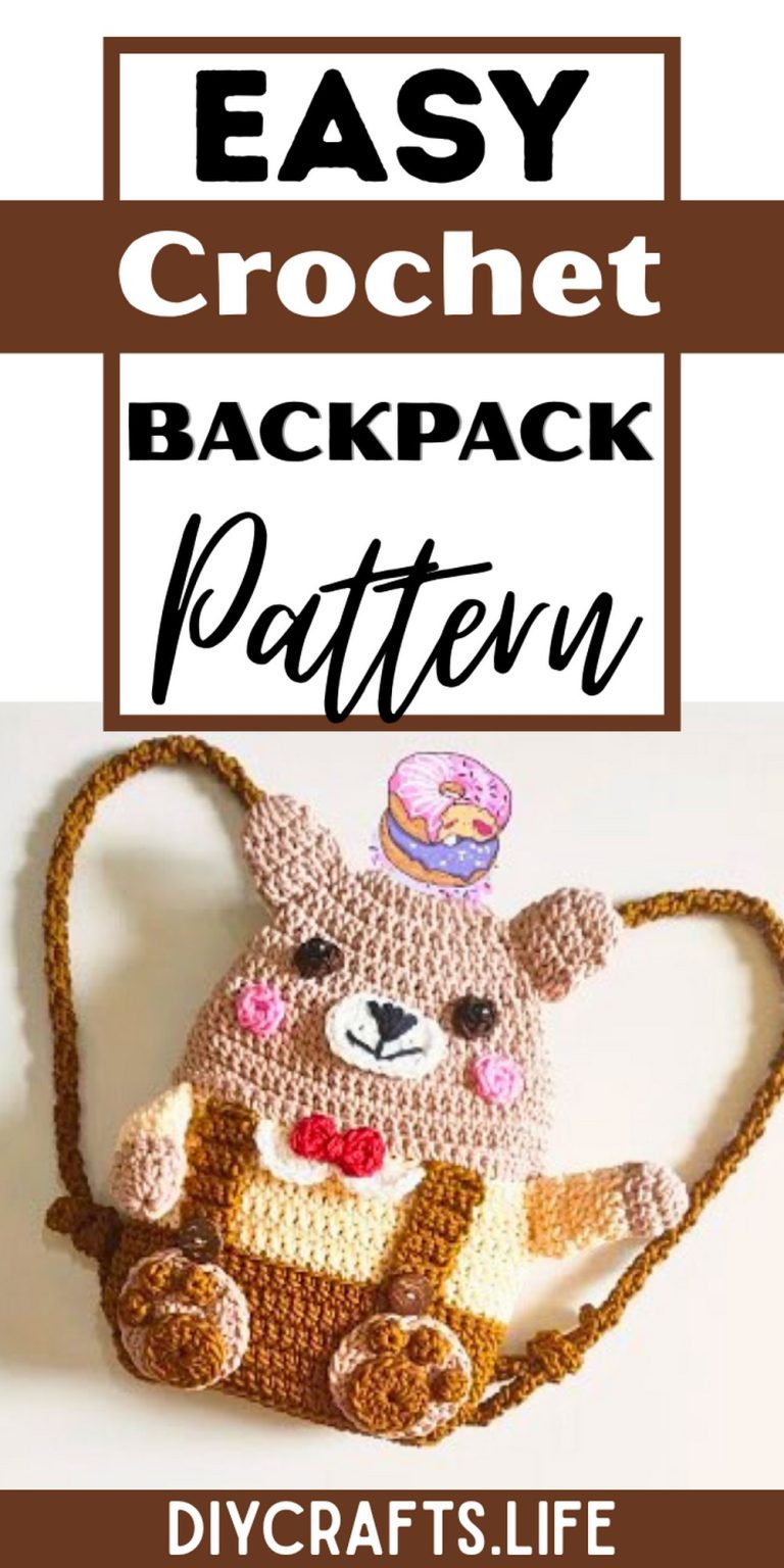 Cute Crochet Backpack Pattern for Fun and Functionality - DIY Crafts