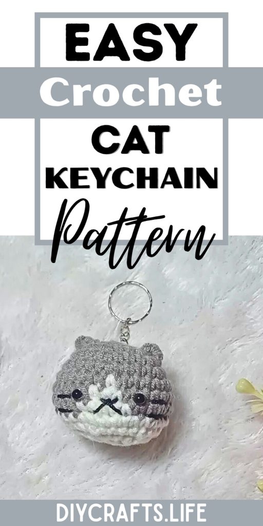 How to Crochet a Cat Keychain - Step-by-Step Guide - DIY Crafts
