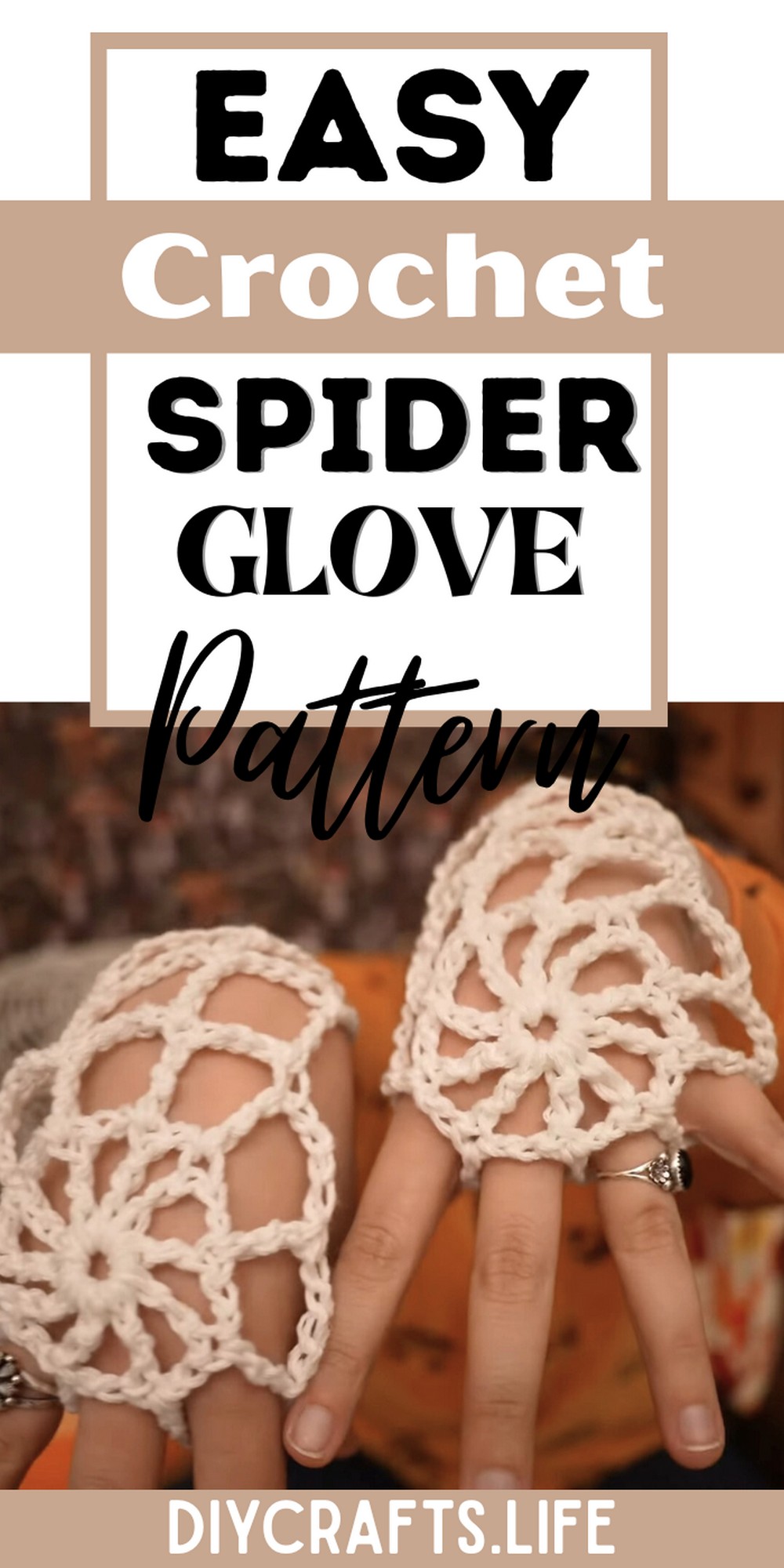Crochet Glow-In-The-Dark Spider Glove Tutorial - DIY Crafts