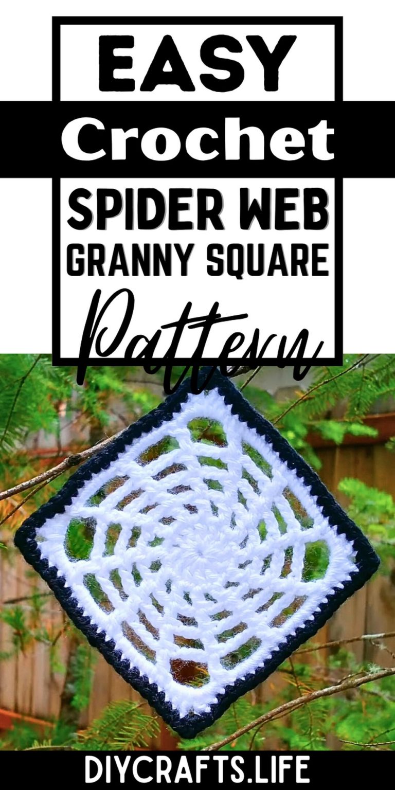 Crochet Spider Web Granny Square for Unique Designs - DIY Crafts