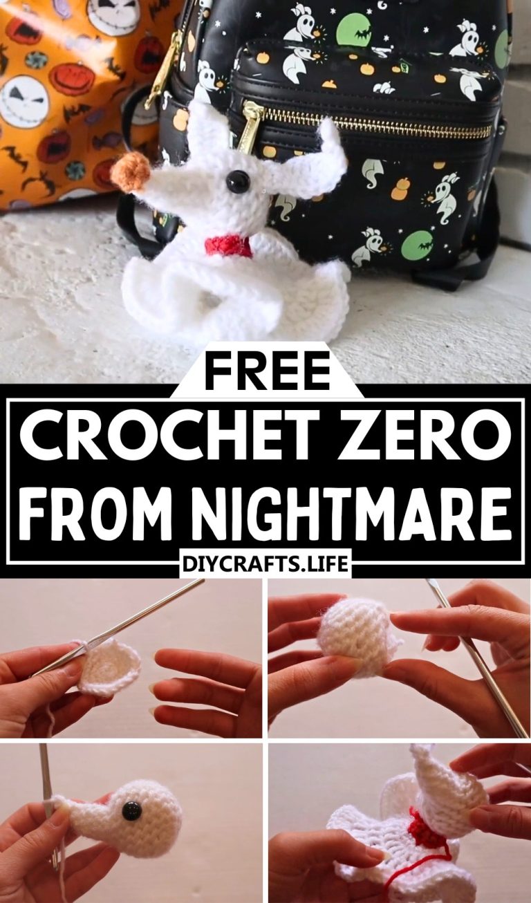 Learn How to Crochet Zero from Nightmare Before Christmas - DIY Crafts