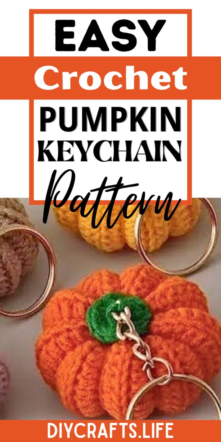 Easy Crochet Pumpkin Keychain Tutorial for Beginners - DIY Crafts