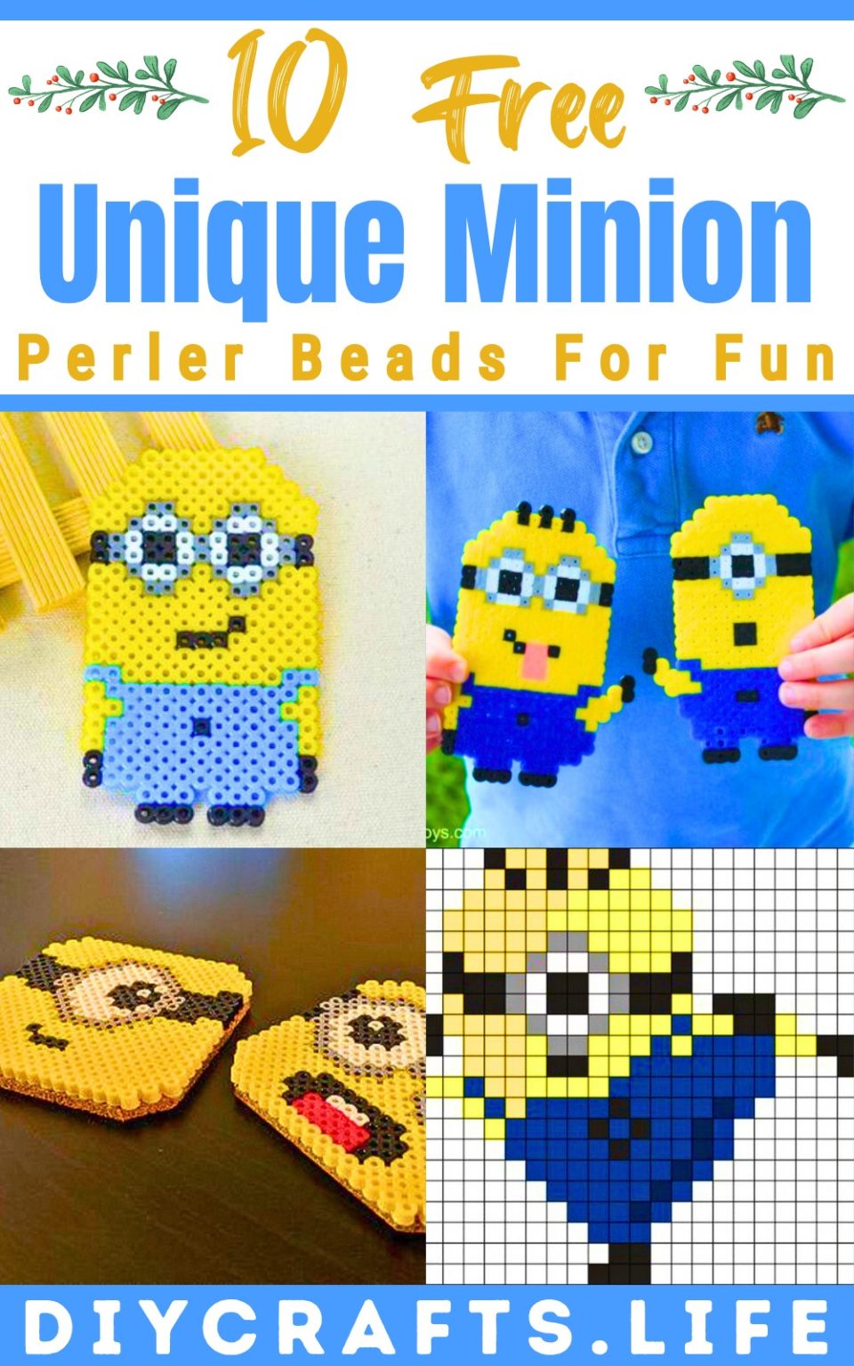 10 Unique Minion Perler Beads For Hours Of Fun - DIY Crafts