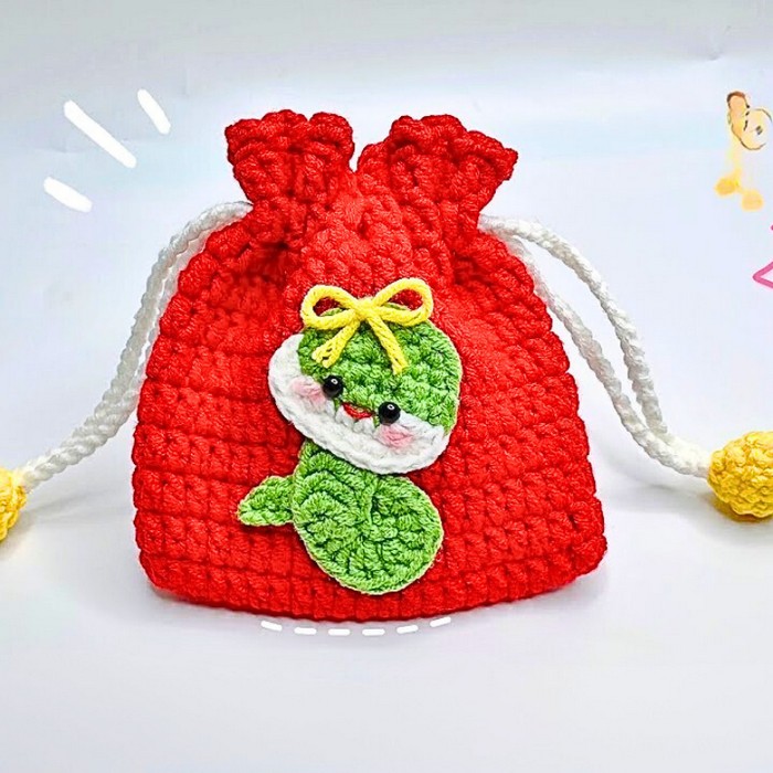 How To Make Stylish Crochet Drawstring Bag For Everyday Use - DIY Crafts