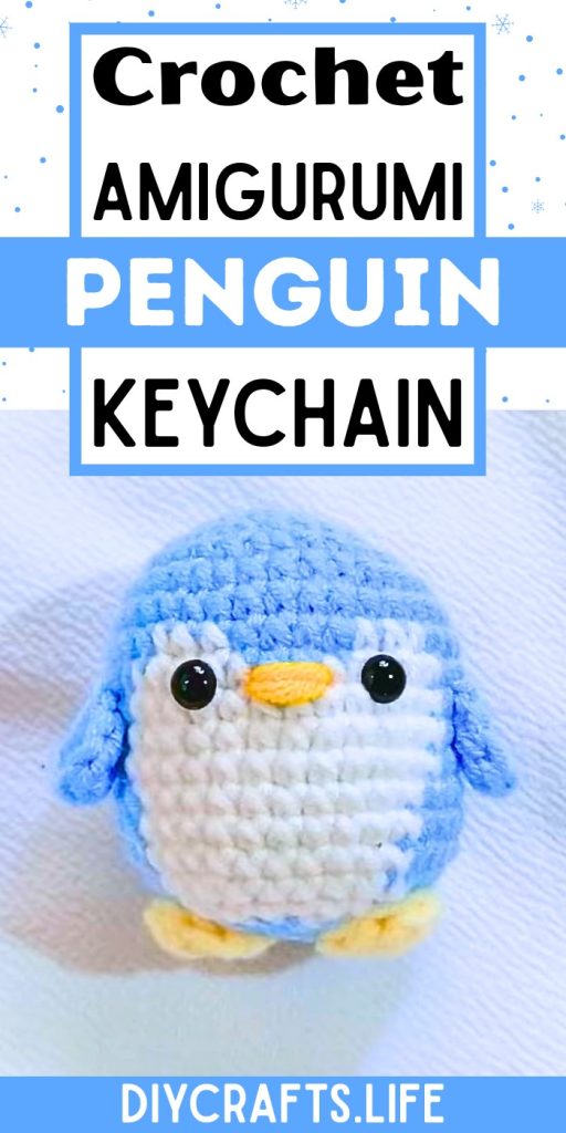 How to Make a Cute and Functional Crochet Penguin Keychain - DIY Crafts