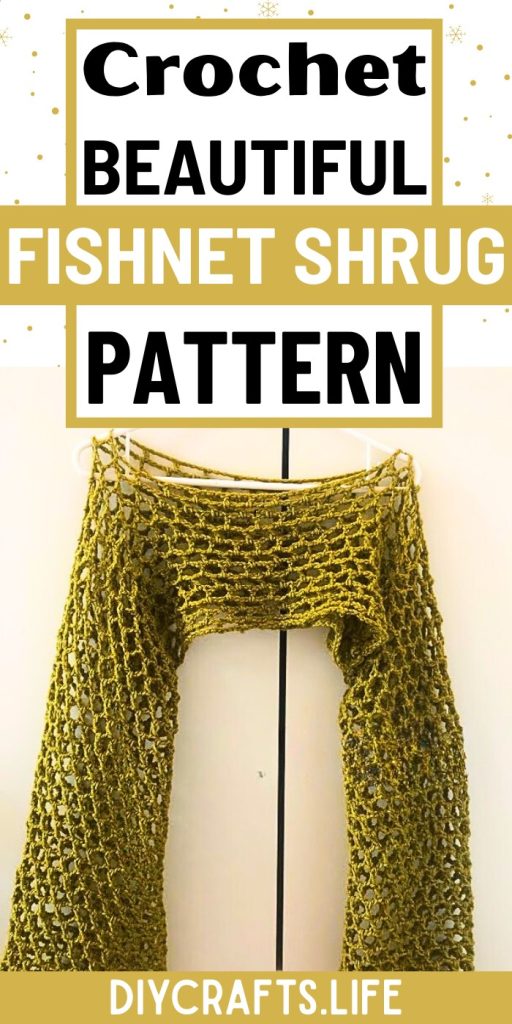 Crochet Fishnet Shrug – Light & Stylish Design - DIY Crafts