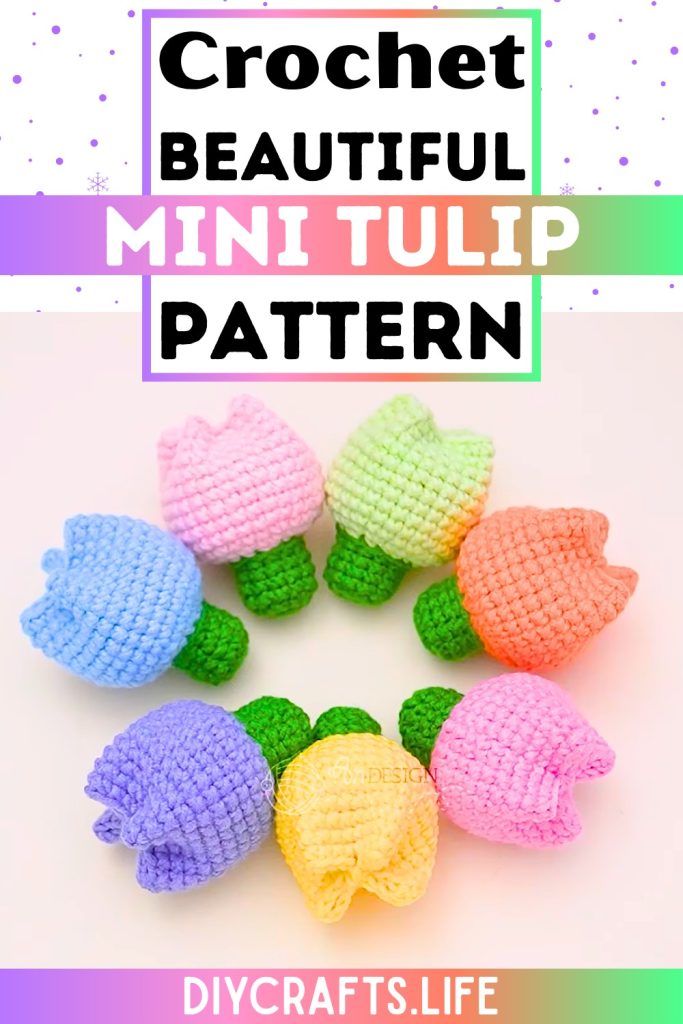 Crochet Mini Tulip Pattern – Quick & Charming - DIY Crafts