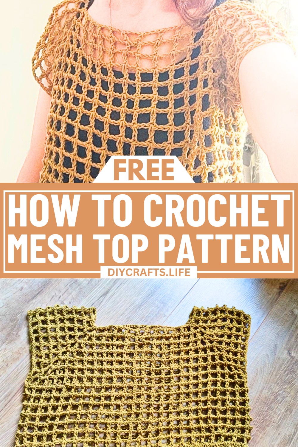 Crochet Mesh Top Pattern – Elegant, Stylish & Unique - DIY Crafts