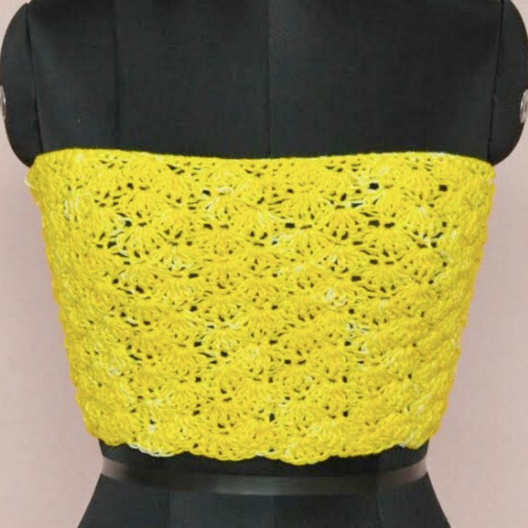 Crochet Shell Stitch Tube Top Tutorial - DIY Crafts