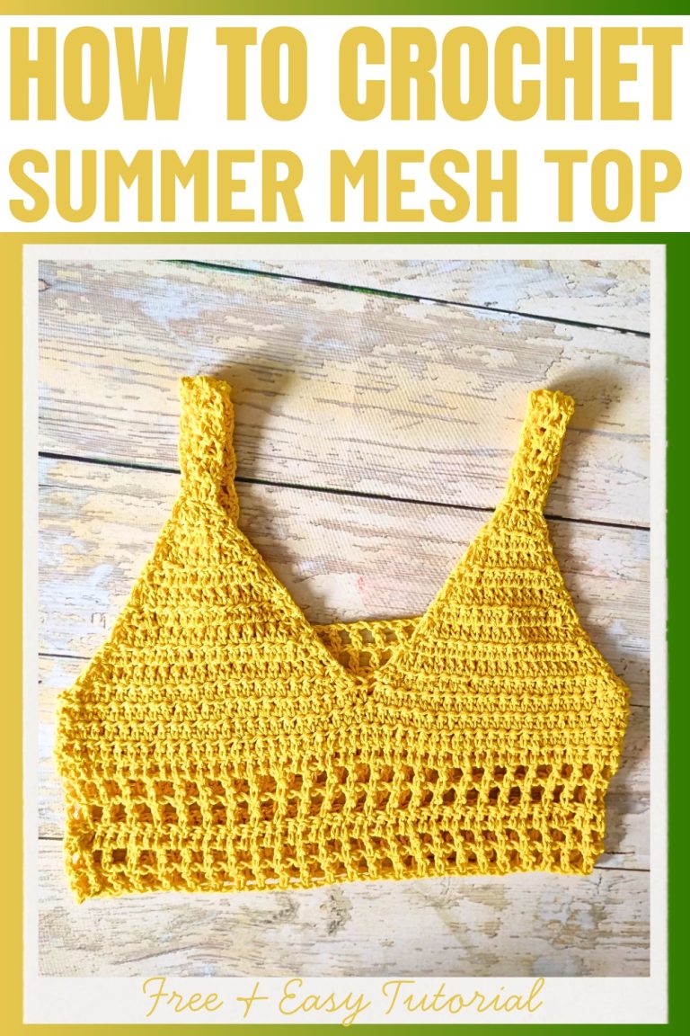Summer Crochet Mesh Top Pattern - DIY Crafts