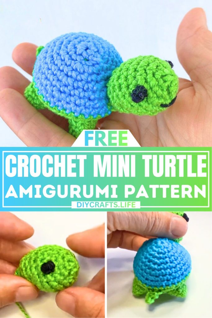 How to Crochet a Cute Mini Turtle – Step-by-Step - DIY Crafts