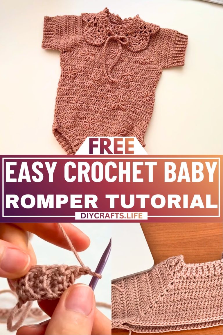 Easy Crochet Baby Romper Tutorial - Step-by-Step Guide - DIY Crafts