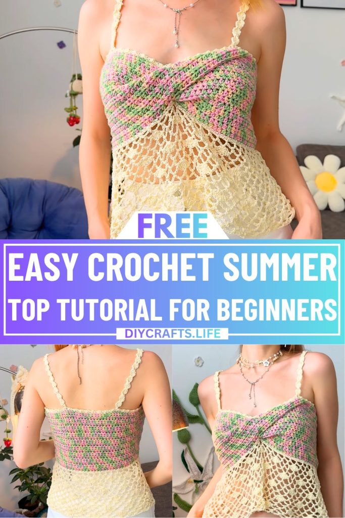 Easy Crochet Summer Top Tutorial for Beginners - DIY Crafts