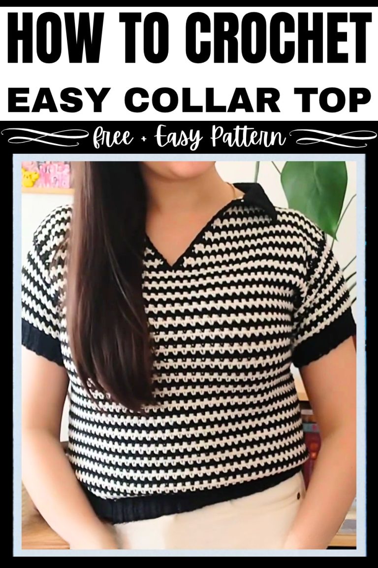 How to Make a Crochet Collar Top - DIY Crafts
